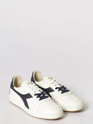 DIADORA B.elite Dominio Grained Leather Sneakers - Blue