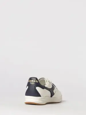 DIADORA B.elite Dominio Grained Leather Sneakers - Blue