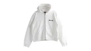 Women's White Zip Sweatshirts Hoodies