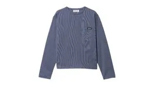 Miu Miu Long Sleeve Jersey Jacquard Top With Pocket
