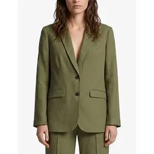 The Kooples Regular-fit Linen Blazer