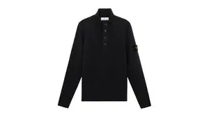 Stone Island Lambswool Sweater - Black