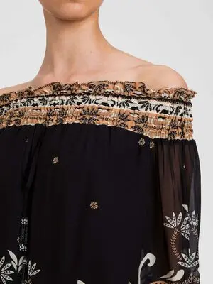 TWINSET Liberty Viscose Top