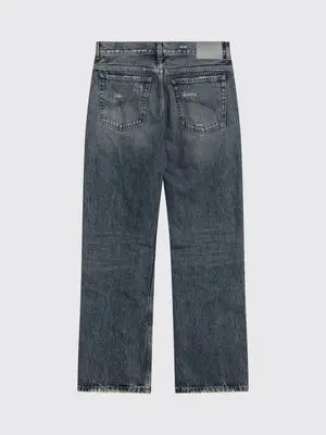 Balenciaga Straight Cotton Denim Jeans