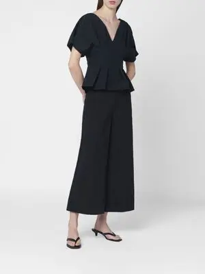 Simkhai Cropped Cotton Blend Trousers