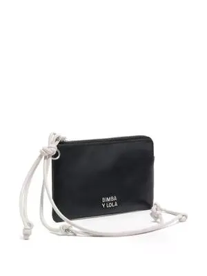 Bimba Y Lola Small Logo-print Knotted-strap Wallet