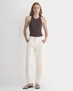 Everlane Pull-on Carpenter Jeans - Ecru