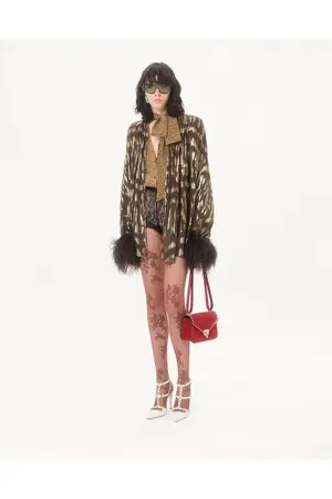 Valentino Garavani Valentino Garavani Rockstud Small Shoulder Bag In Suede - Red