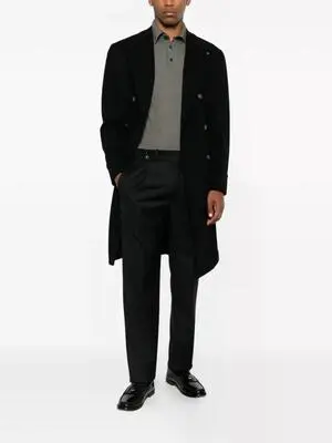Zegna Long-sleeve Polo Shirt - Grey