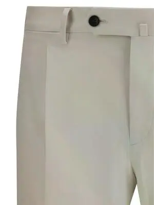 GERMANO 1952 Beige Merino Wool Tailored Trousers