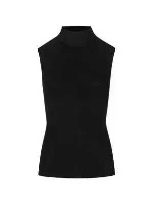 Loewe Embroidered High-neck Top