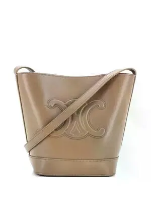 Celine Cuir Triomphe Small Bucket Bag - Neutrals