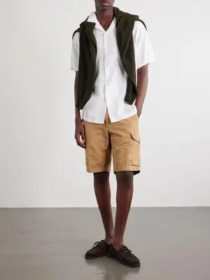 SLOWEAR Incotex Cargo Shorts - Neutrals