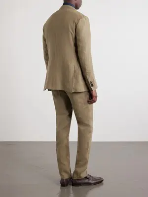 Canali Kei Linen Suit Jacket