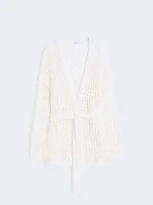 Max Mara Cotton Mesh Cardigan