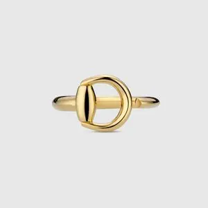 Gucci Horsebit Open Ring In 18k - Yellow Gold