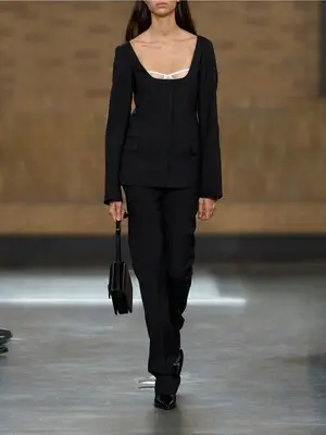 Calvin Klein Caius Wool-twill Straight-leg Pants
