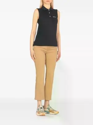 Barbour Three-button Sleeveless Polo Shirt