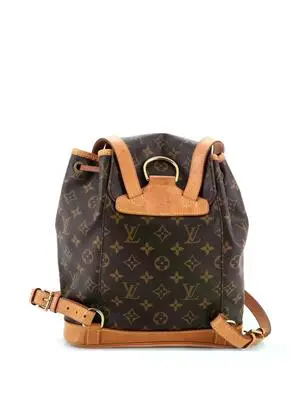 LOUIS VUITTON Montsouris Mm Monogram Canvas Backpack - Brown