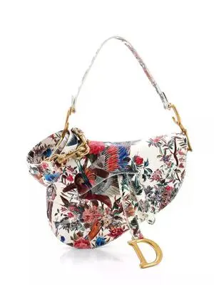 Dior Christian Dior Saddle Handbag With Strap Multicolour