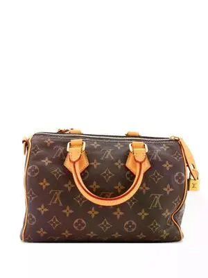 LOUIS VUITTON Speedy P9 Bandouliere Bag Monogram Leather 25 Satchel - Brown