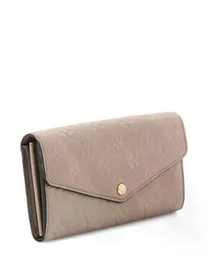 LOUIS VUITTON Sarah Wallet Nm Monogram Empreinte Leather Small Wallets