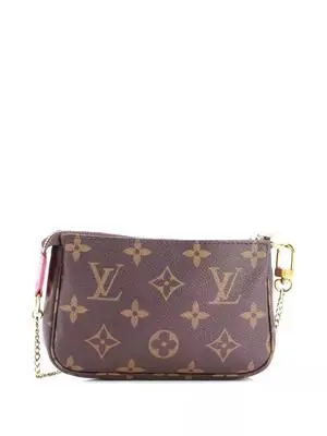 LOUIS VUITTON Vivienne Xmas Monogram Canvas Mini Clutch Bag
