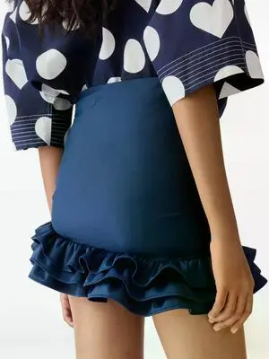 Jacquemus Jupe Playa Ruffled Mini Skirt
