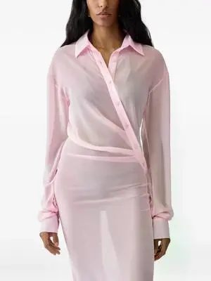 Jacquemus Asymmetric-fastening Midi Dress