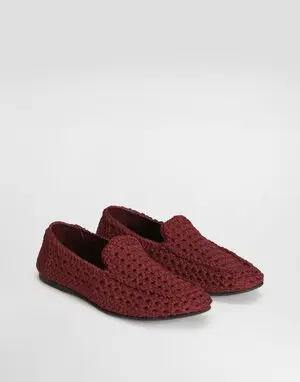 Dolce & Gabbana Woven Fabric Slipper