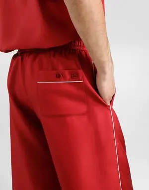 Dolce & Gabbana Silk Twill Bermuda Shorts