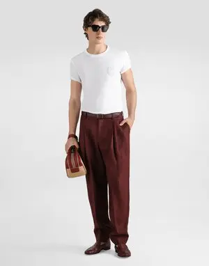 Dolce & Gabbana Linen Canvas Trousers