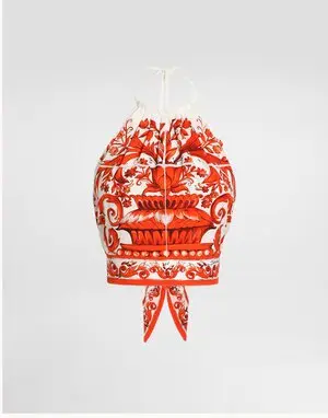 Dolce & Gabbana Halter Neck Tops