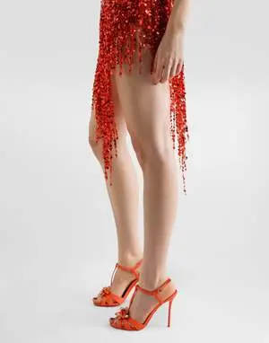 Dolce & Gabbana Sequin Embroidered Tulle Dress