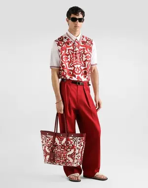 Dolce & Gabbana Stretch Cotton Gabardine Trousers