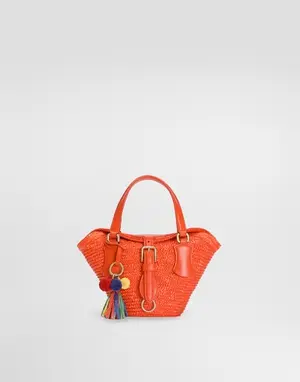 Dolce & Gabbana Raffia Coffa Capri Bag