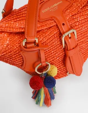 Dolce & Gabbana Raffia Coffa Capri Bag