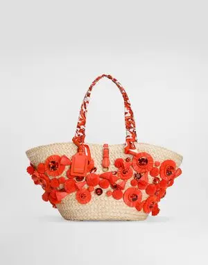 Dolce & Gabbana Coffa Capri Bag With Embroidery - Multicolor
