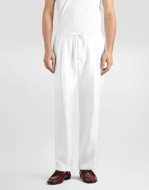 Dolce & Gabbana Silk Twill Jogging Trousers