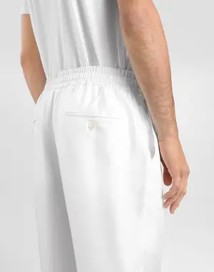 Dolce & Gabbana Silk Twill Jogging Trousers