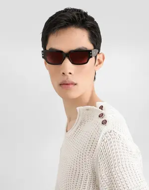 Dolce & Gabbana Crochet Pullover In Silk And Cotton
