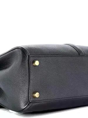 Celine 16 Top Handle Bag In Grained Calfskin