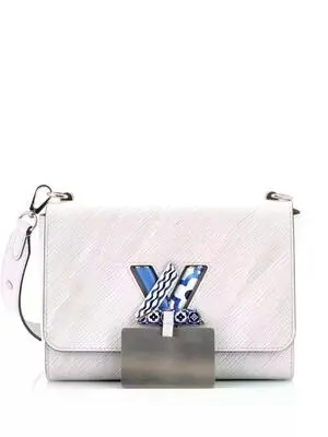 LOUIS VUITTON Twist Handbag Epi Leather Mm Shoulder Bag - Blue