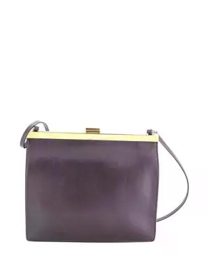 Celine Clasp Crossbody Bag Leather Mini Shoulder Bag