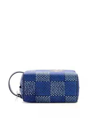 LOUIS VUITTON Damier Heritage Canvas Pouch - Blue