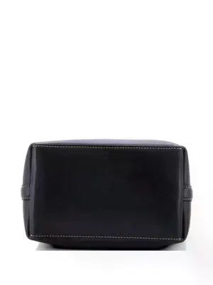 Gucci Emblem Leather Small Bucket Bag