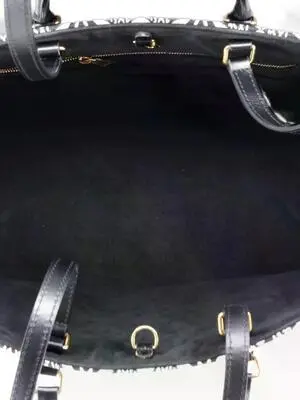 LOUIS VUITTON Monogram Jacquard Gm Tote Bag - Black