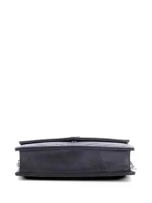 Saint Laurent Classic Monogram Wallet On Chain Bag - Black