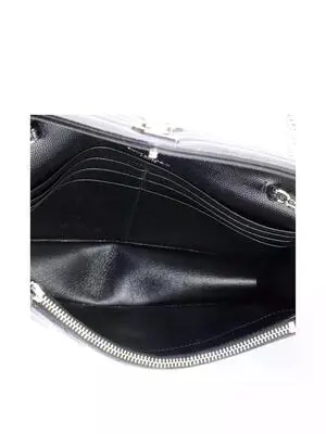 Saint Laurent Classic Monogram Wallet On Chain Bag - Black
