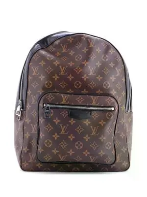 LOUIS VUITTON Josh Macassar Monogram Canvas Backpack